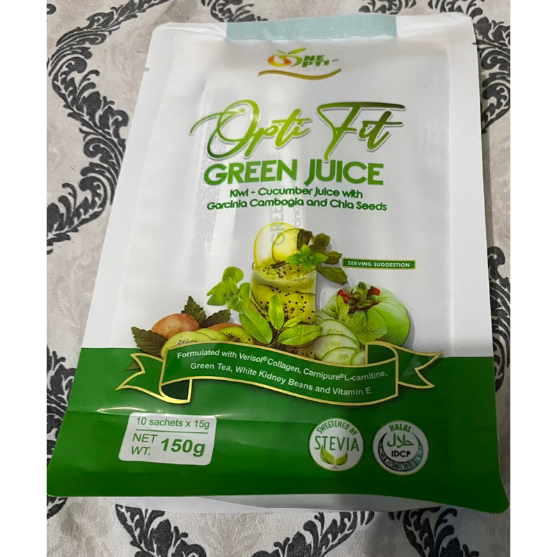 Opti-Fit Green Juice(10 sachet) | Shopee Philippines
