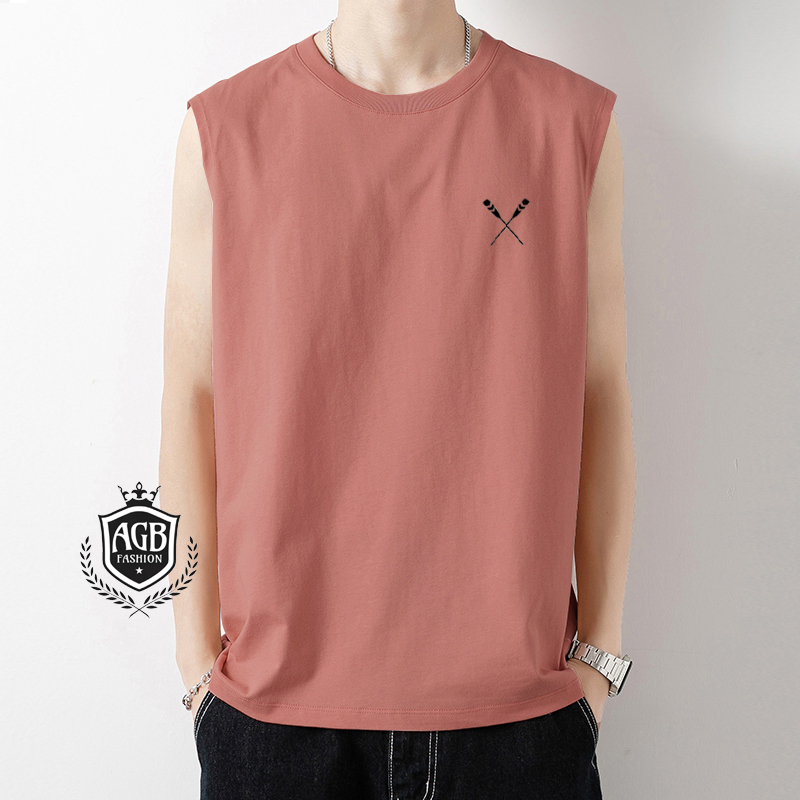 Men Muscle Sando High Quality Cotton Round Neck Graphic Print | Shopee ...