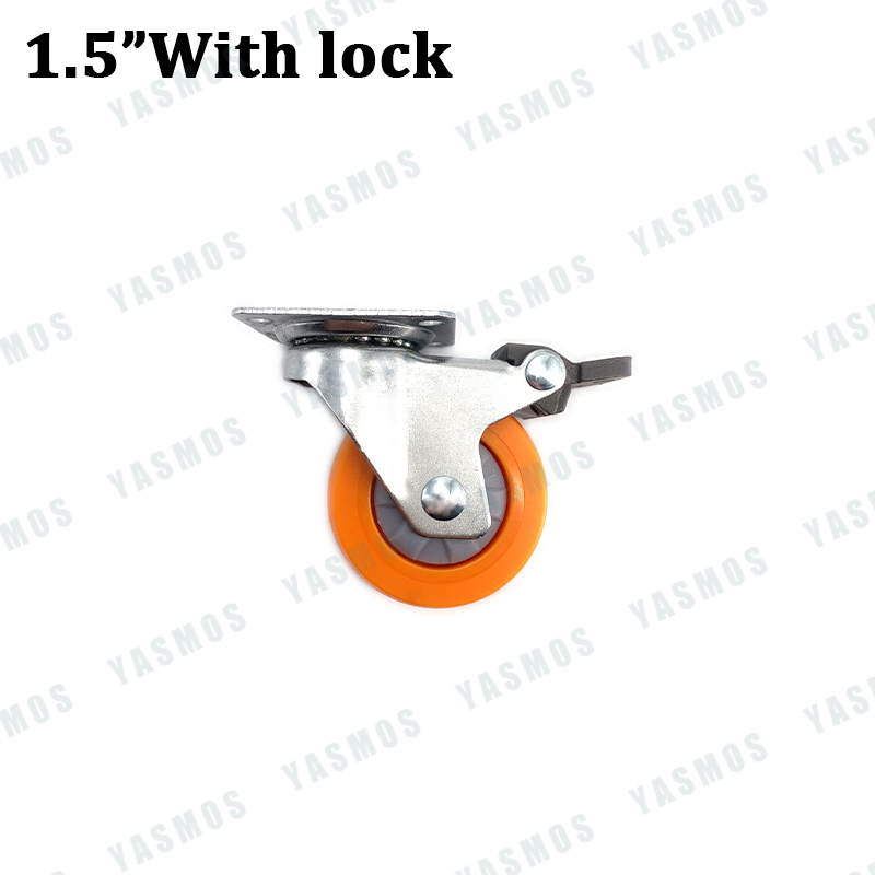 (1PC)Caster wheel heavy-duty trolley wheel set swivel fixed lock caster set | Shopee Philippines