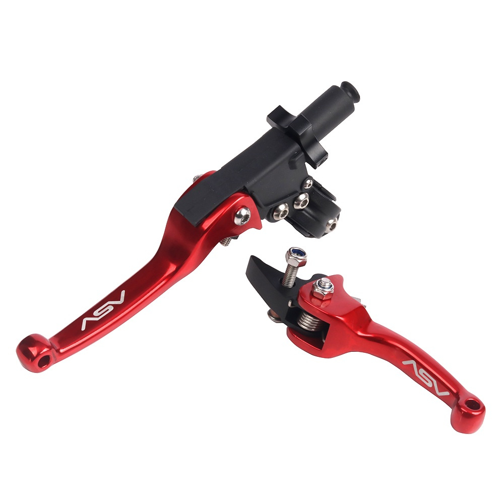 ASV F3 Brake Clutch Levers Foldable For Honda Motorcycle Pitbike Dirt ...