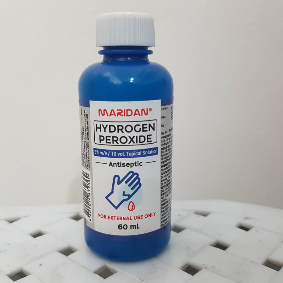Maridan Hydrogen Peroxide Solution 60ml and 120ml | Shopee Philippines