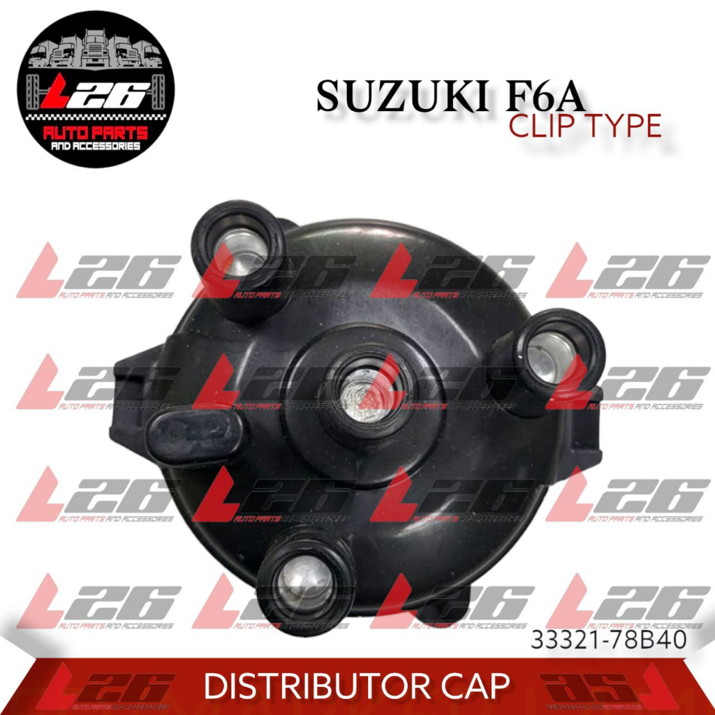 Suzuki Multicab F6A Distributor Cap Clip Type DC-320 Black | Shopee ...