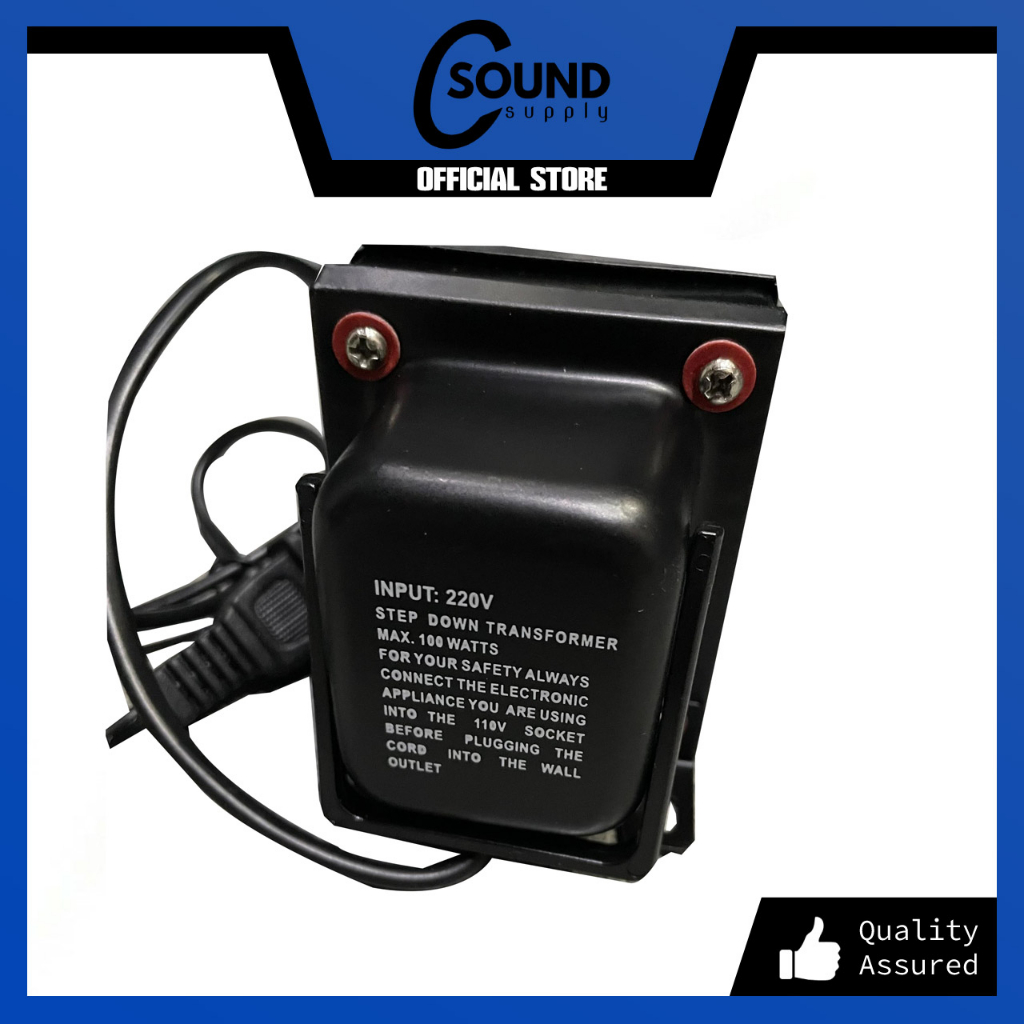 Step Down Transformer 100 watts max (THG-100w) | Shopee Philippines