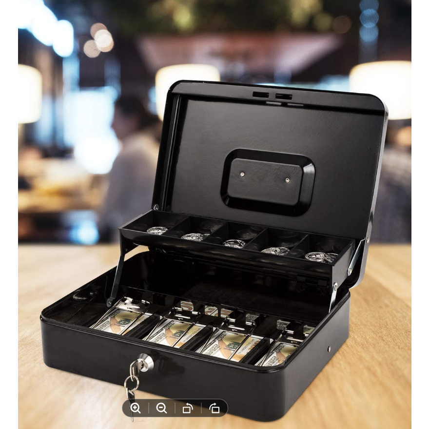 Cashier cash box with four grids and three gears cash box cashier ...
