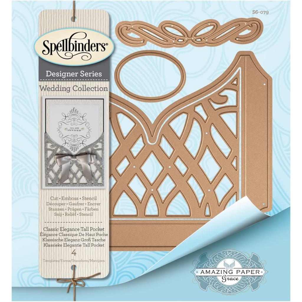 Spellbinders Thin Dies Classic Elegance Tall Pocket #S6-079 | Shopee ...