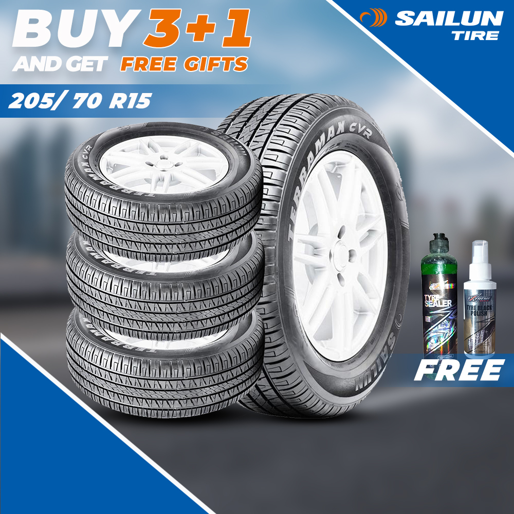 Sailun Tire Terramax CVR 205/70 R15 Bundle Buy 3 + 1 For All-season SUV ...