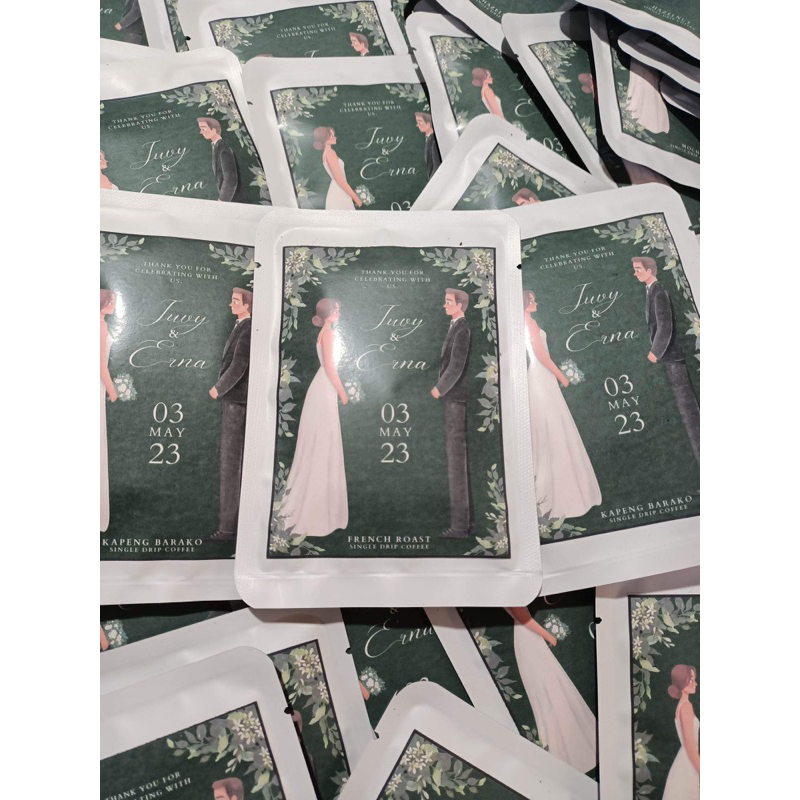 NEW WEDDING DESIGNS - SINGLE DRIP COFFEE (ASSORTED FLAVOR) | Shopee ...
