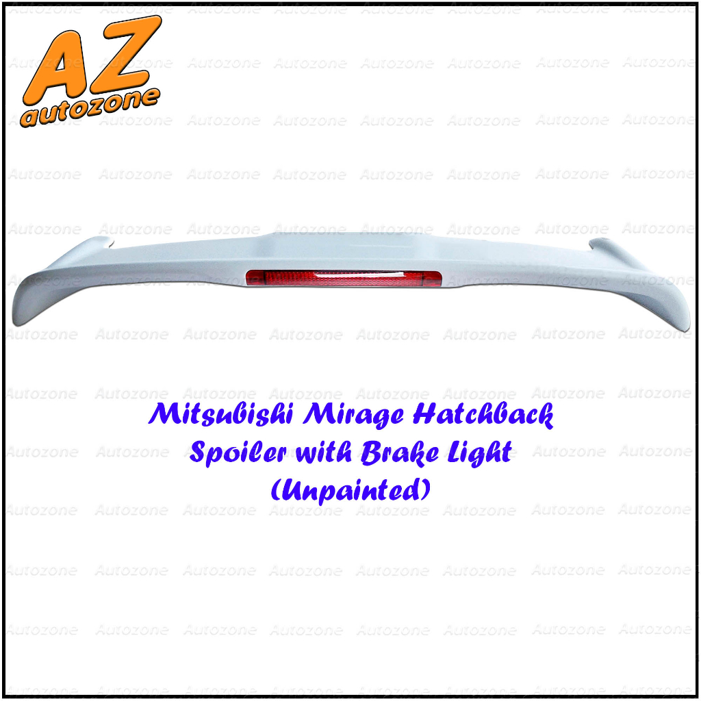 Mitsubishi Mirage Hatchback 2013-2018 Rear Trunk Spoiler with Brake ...