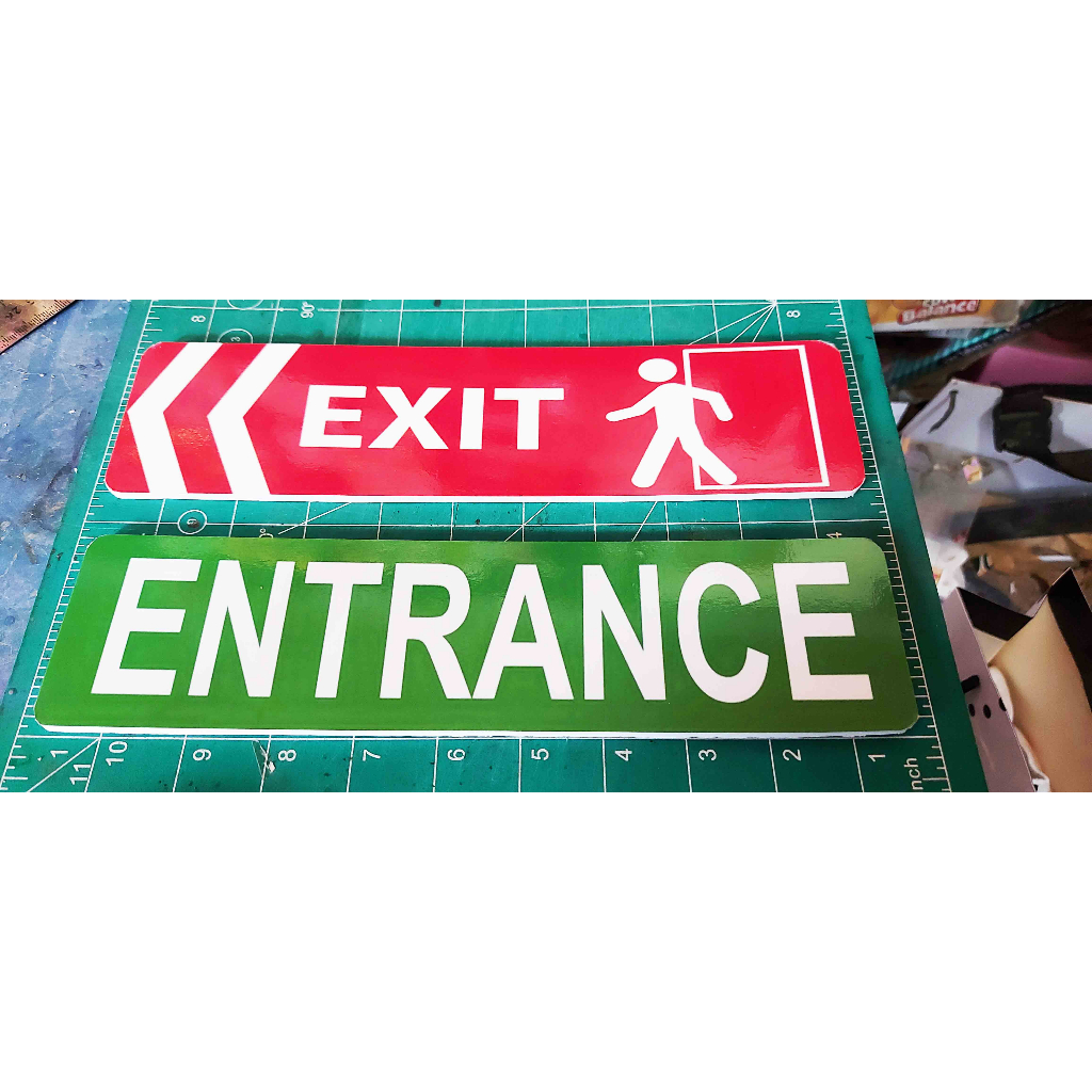 ENTRANCE EXIT SIGNAGE | Shopee Philippines ENTRANCE EXIT SIGNAGE | Shopee Philippines