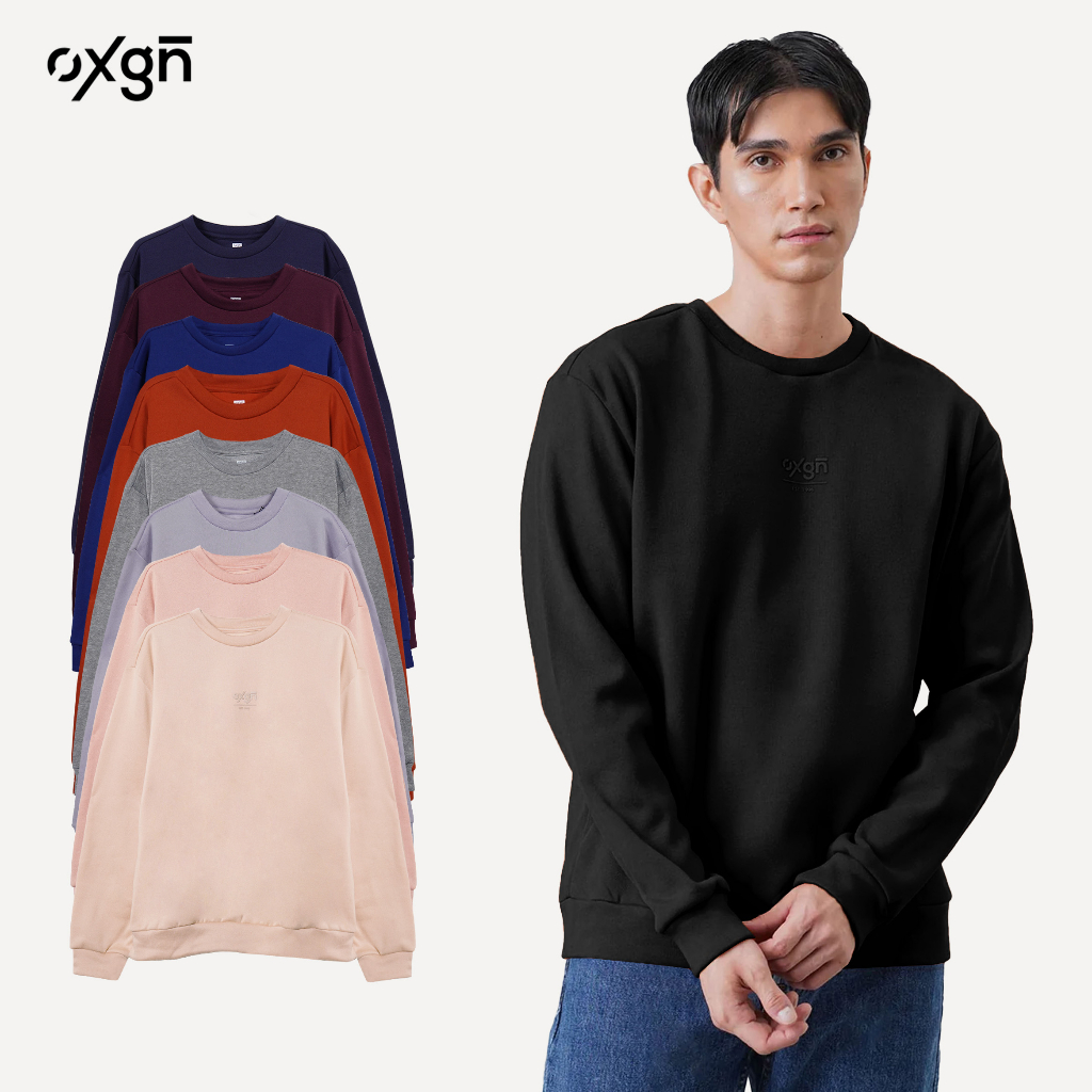 OXGN Generations Pullover For Men (Rust/Blue/Dark Red/Stone/Taupe ...