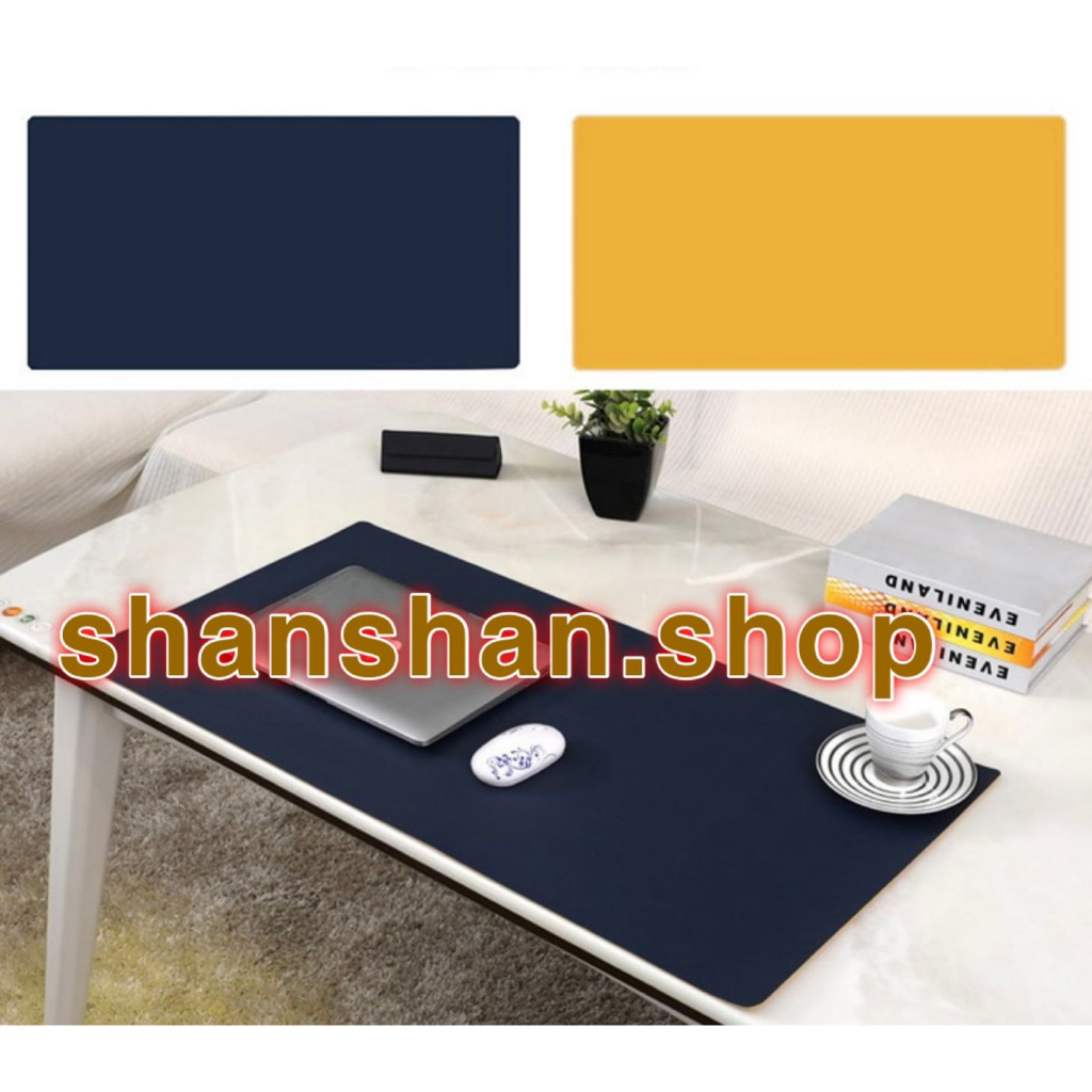 Double-side PU Leather Desk Pad Waterproof Mouse Pad Portable Large ...