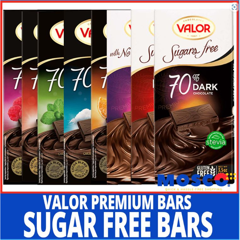 Valor Sugar Free Bars & Premium Bars | Gluten Free & Sugar Free ...