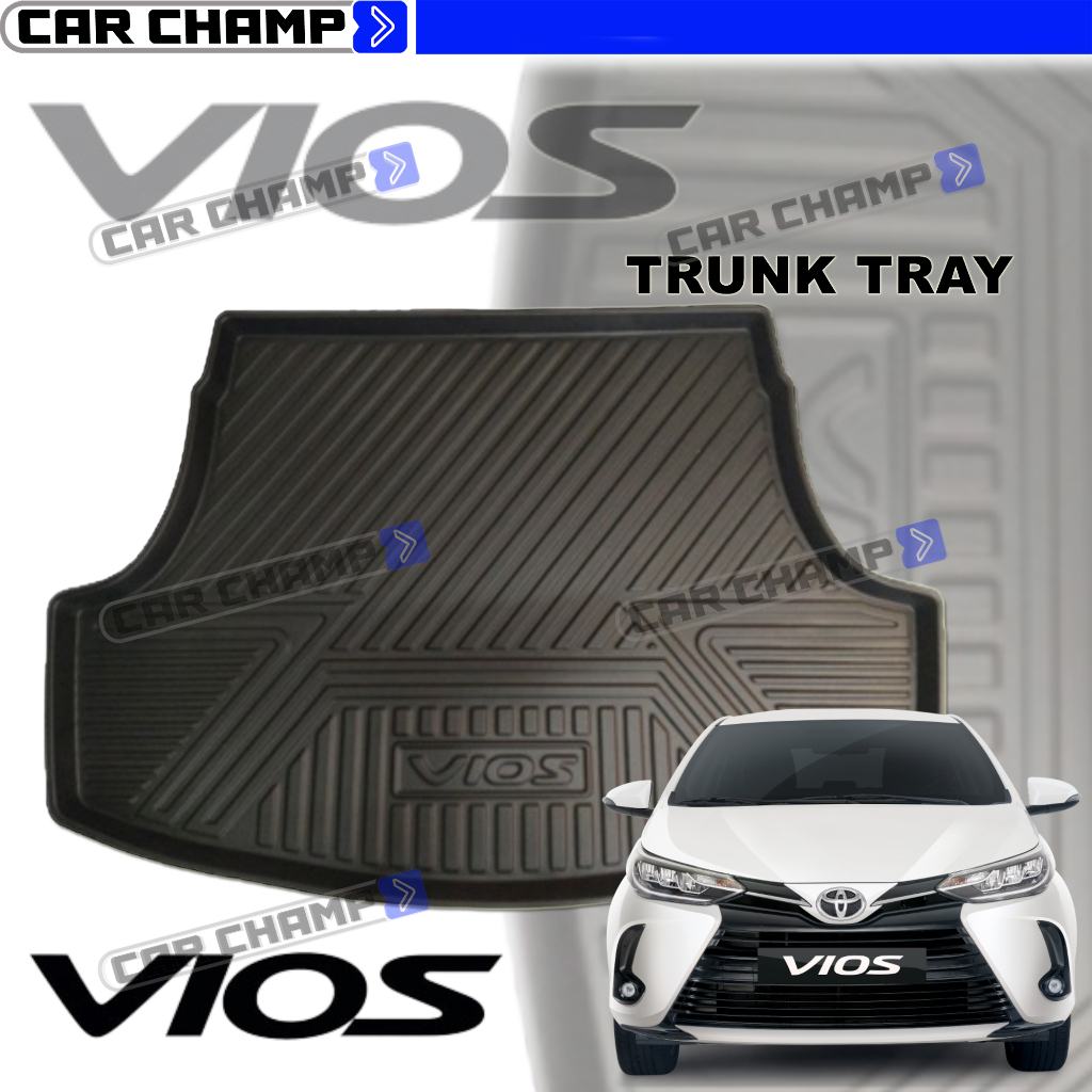 Toyota Vios Prime 2019 to 2025 Rear Cargo Trunk Tray Thailand Quality ...