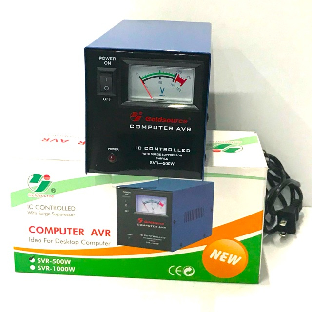 Goldsource Computer Voltage Regulator 500 watts AVR Made | Shopee ...