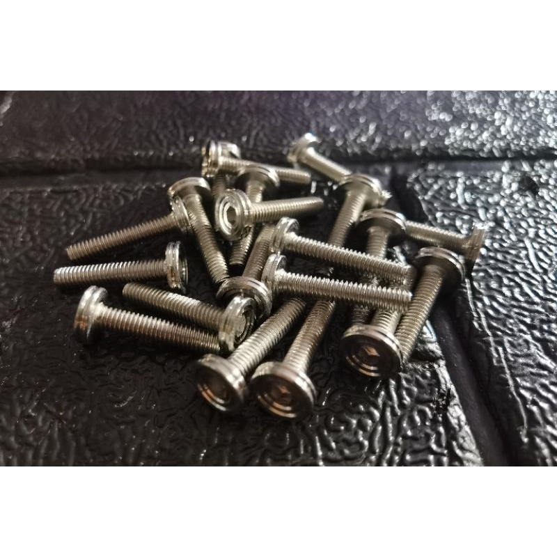 4x20 Cowling W125 Cnc Concave bolts Handmade | Shopee Philippines