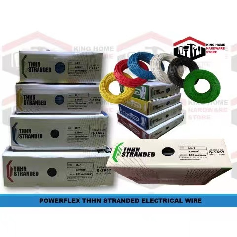 POWERFLEX THHN STRANDED ELECTRICAL WIRE (1 METER) | Shopee Philippines