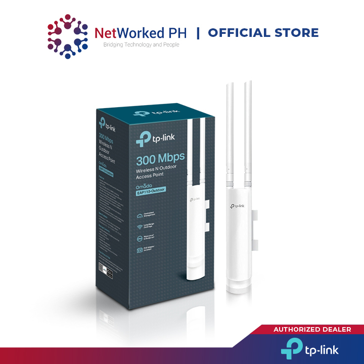 Tp-Link EAP110 Outdoor 300Mbps Wireless N Outdoor Access Point | Shopee ...