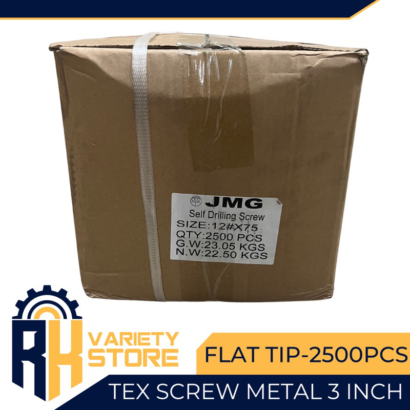 JMG BRAND 3 INCHES TEXSCREW/ TEX SCREW METAL/STEEL SOLD PER BIG BOX ...