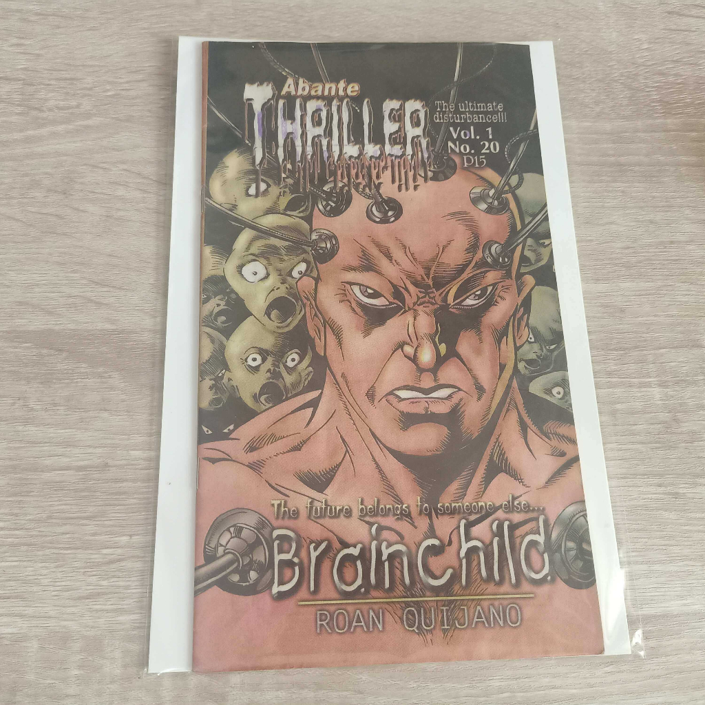 Abante Thriller komiks #20 - Brainchild (vintage tagalog horror komiks ...
