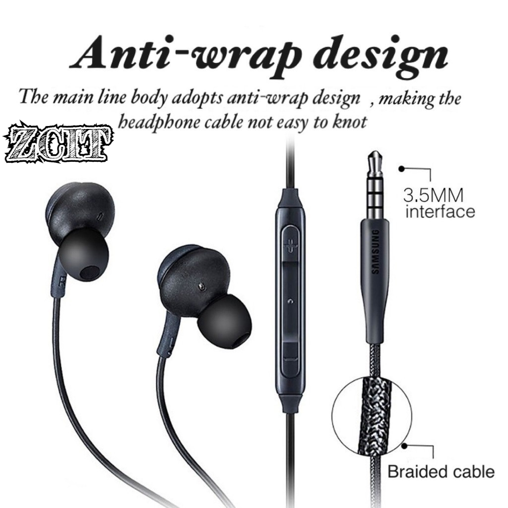 Handsfree Earphone Headset In Ear For Any Android Phone With Microphone ...