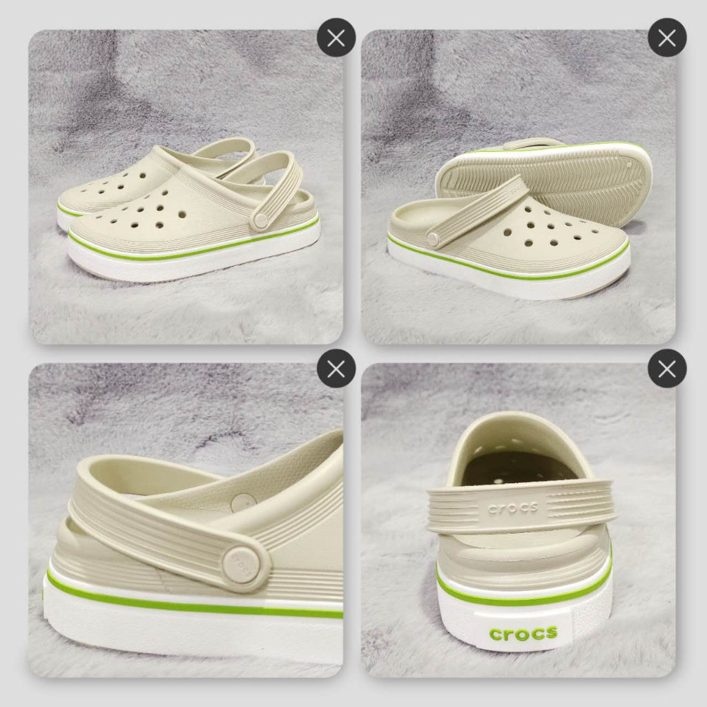 crocs simple casual men's women's sandals, slippers, full rubber for ...