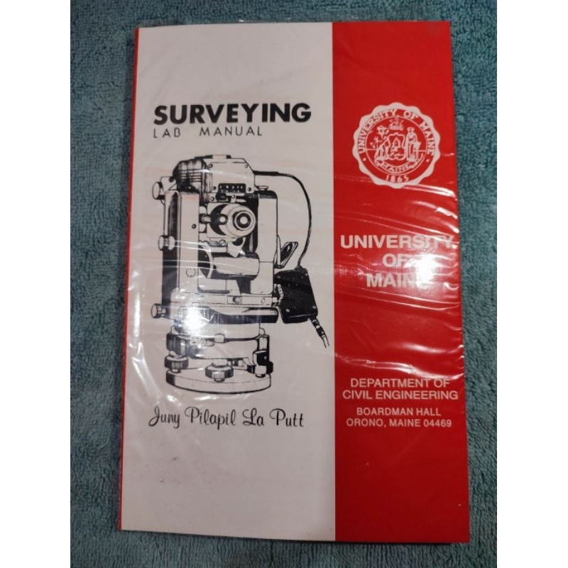 Surveying Lab Manual by Juny Pilapil LA Putt | Shopee Philippines