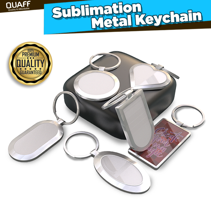 QUAFF Sublimation Printable Metal Keychain Blank (1pc per order ...