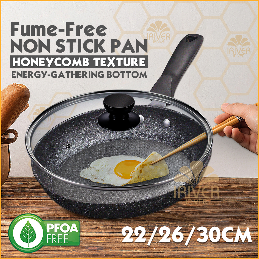 Korean Style Frying Pan Non Stick Fresh Kitchen Pre-Seasoned Cast Iron ...
