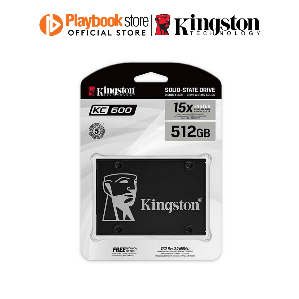 Kingston KC600 256GB/512GB/1TB SSD SATA3 2.5" Internal SSD Solid State ...