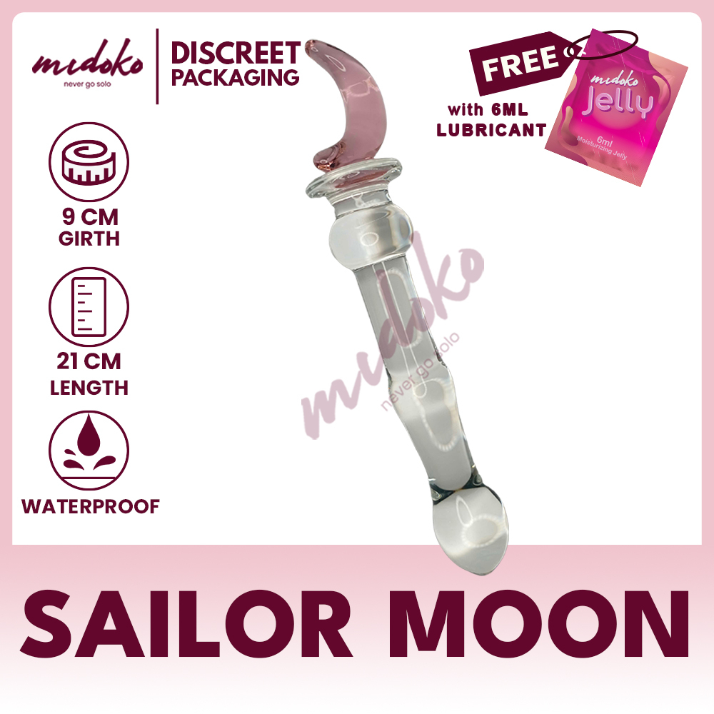 Midoko Sailormoon Elegant Sakura Glass Wand Dildo For Woman Sex Toys ...