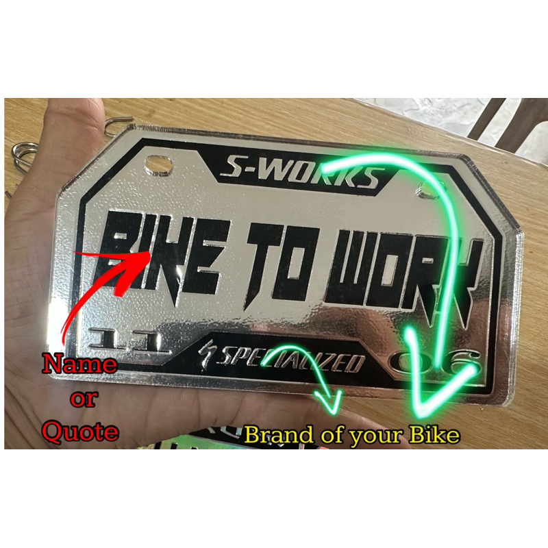 Customized Bike Plate | Shopee Philippines