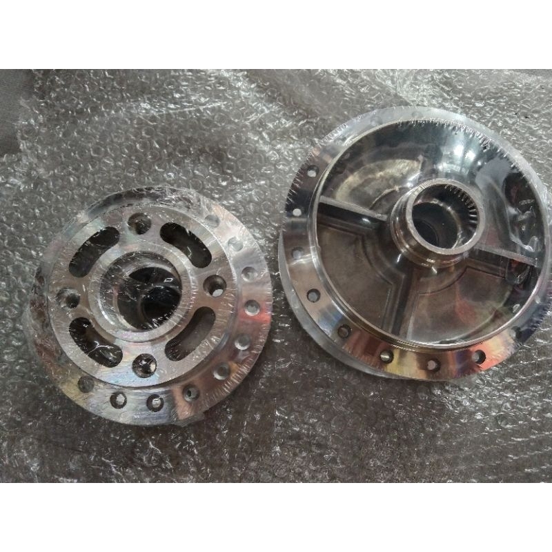 Hub set front and rear smash disc/raider j 110/shogun drum rear ...