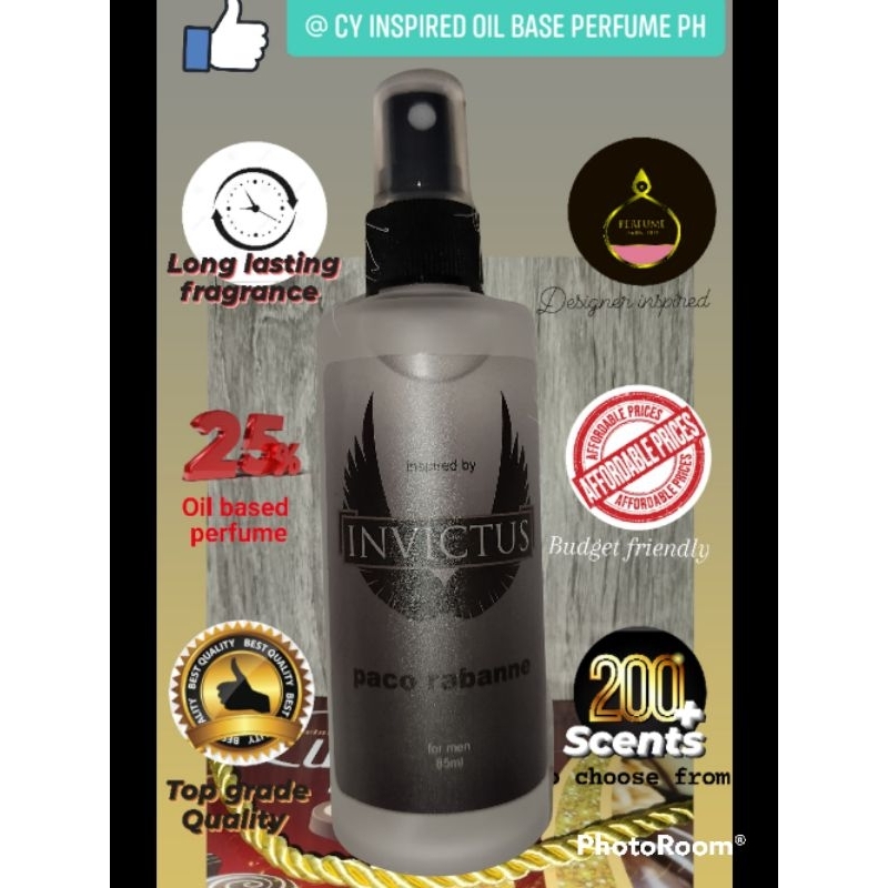 Invictus Paco Rabanne men oil base 85ml inspired perfume | Shopee ...