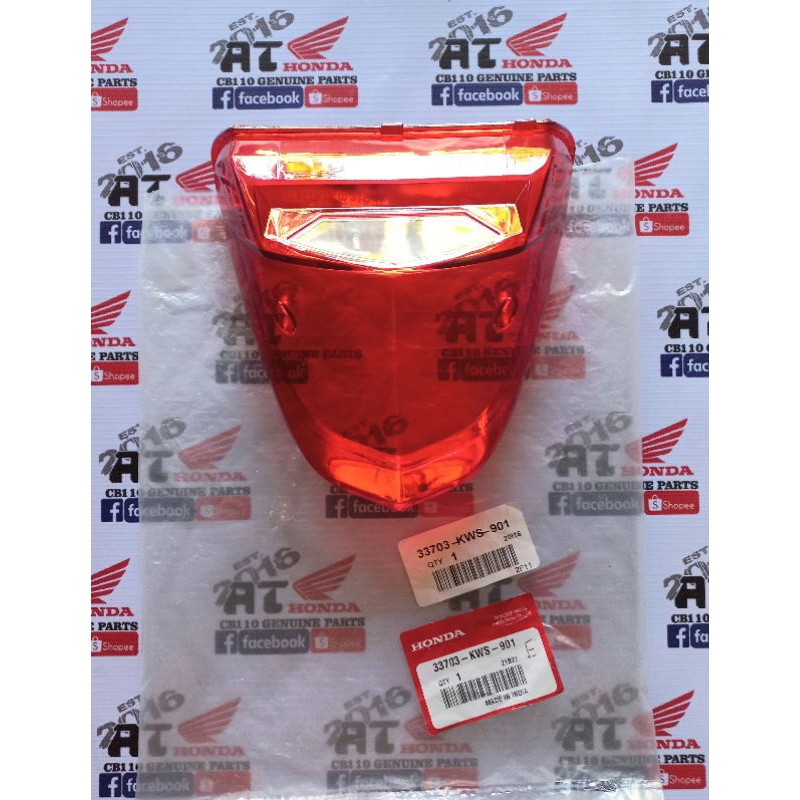Honda CB110 Genuine Tail light lens | Shopee Philippines