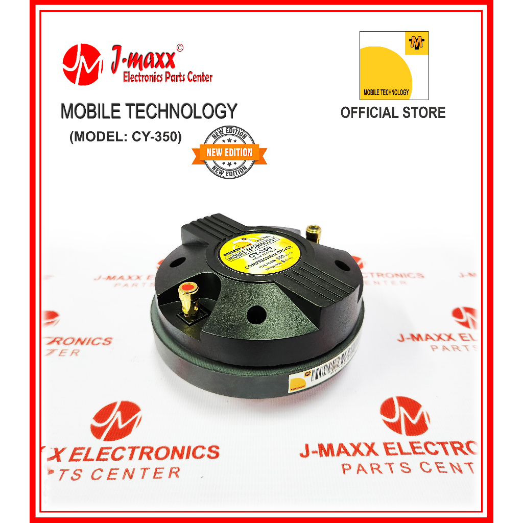 Mobile Technology CY-350 NEW EDITION 350W TRUE-RATED Compression Driver Unit with Free Capacitor ...