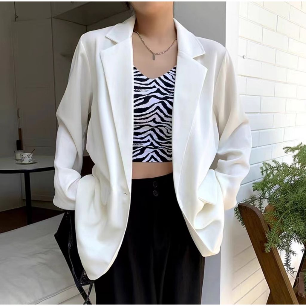 Kinwoo one size suit blazer feminine style women's coat | Shopee ...