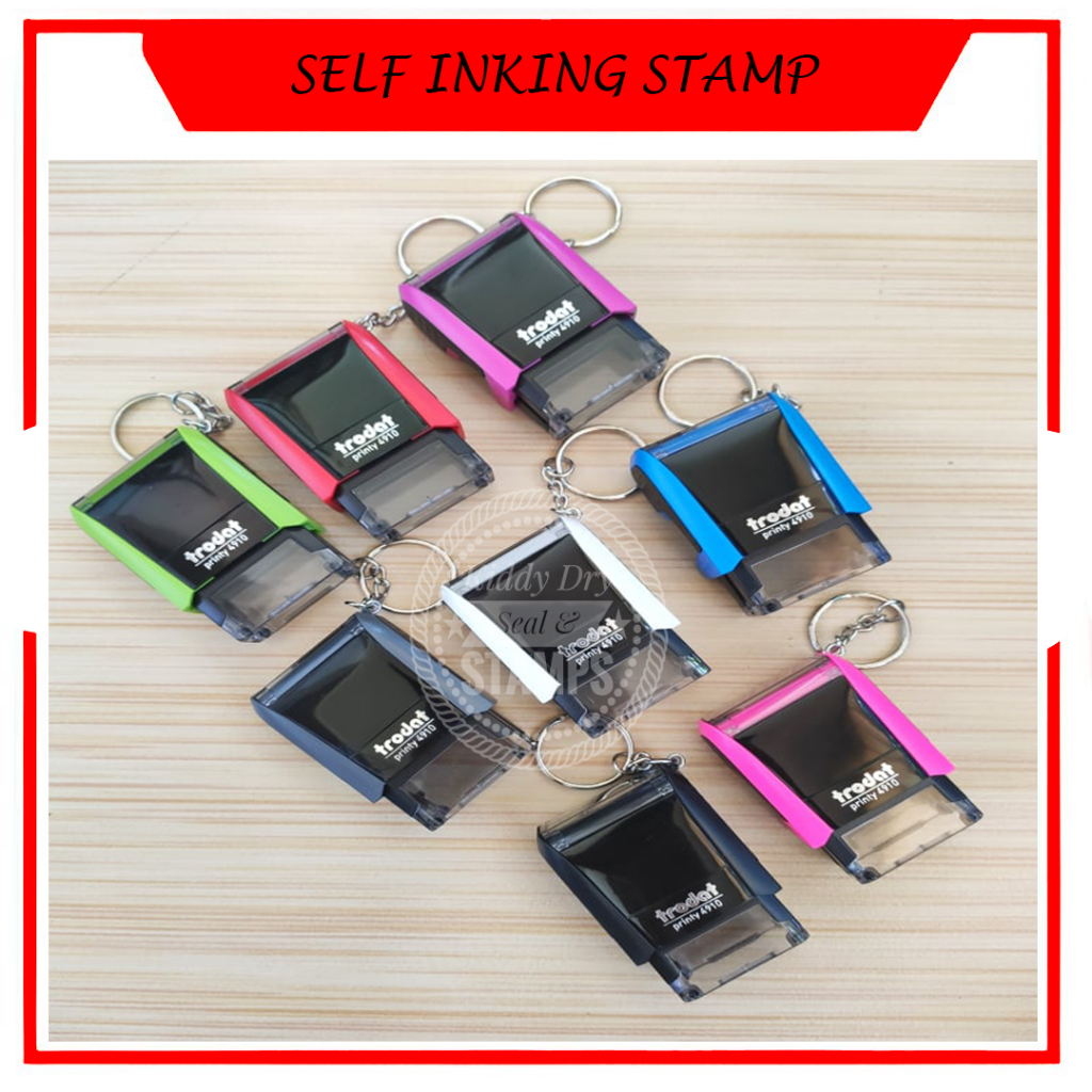 TRODAT Printy 4910 Personalized Self-Inking Stamp | Shopee Philippines