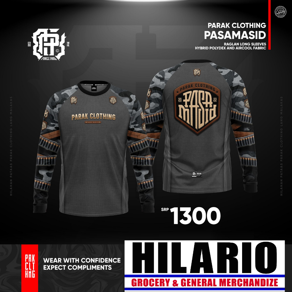 PASAMASID LONG SLEEVES AIR COOL PARAK CLOTHING ORIGINAL | Shopee ...