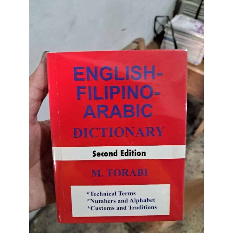 English Filipino Arabic Dictionary | Shopee Philippines