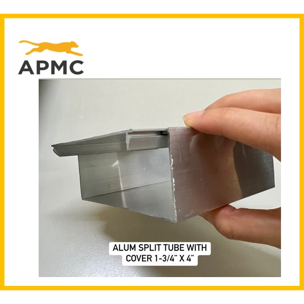 Aluminum Cable Wire Tray / Split Tube with Cover 1-3/4" x 4" x 4 FT ...