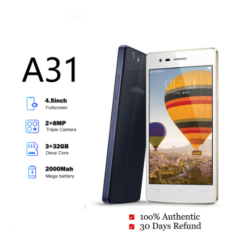 Samart Phone A31 2GB-RAM 16GB-ROM Brand new Smart Phone W/Tempered ...