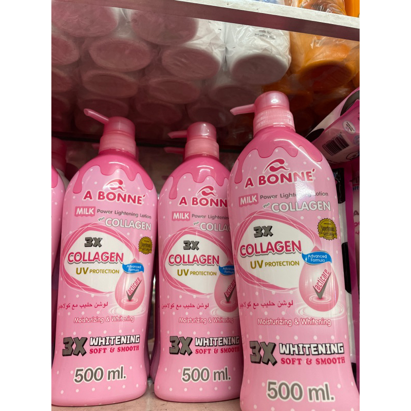 A BONNE BG Collagen Lotion 500ml Milk Power Lightening Lotion Plus ...