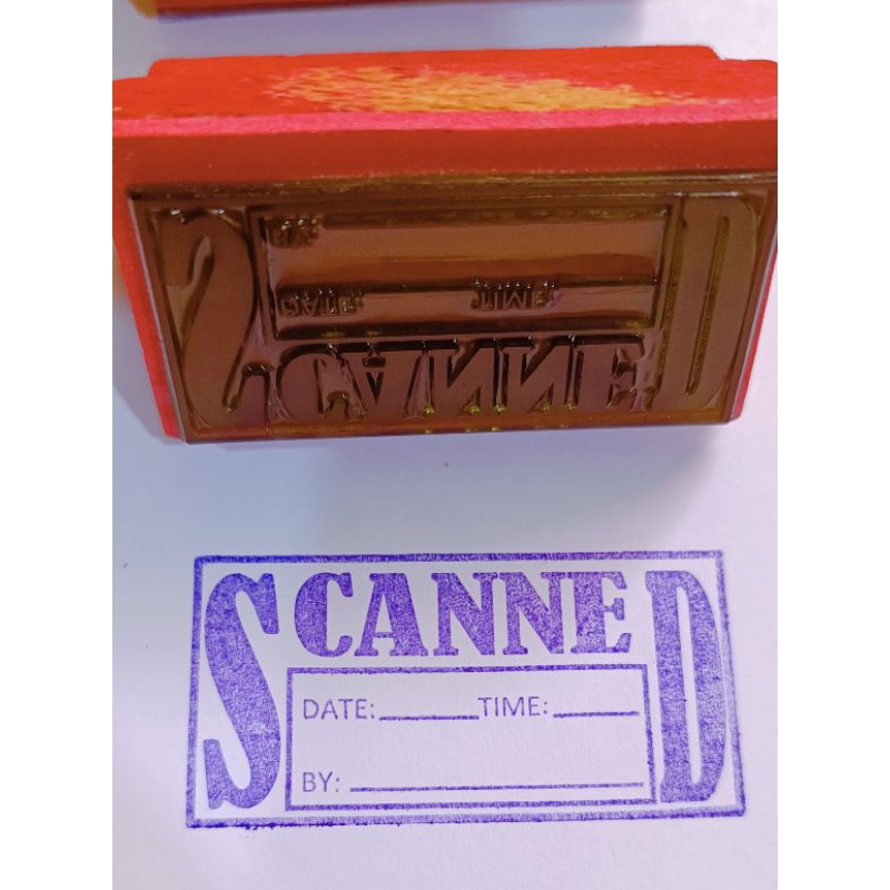 SCANNED RUBBER STAMP | Shopee Philippines