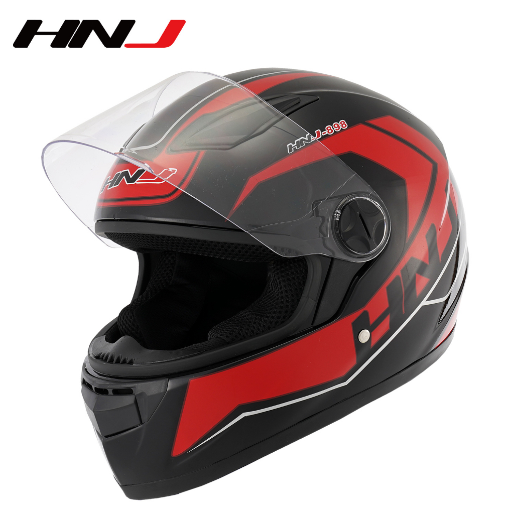 HNJ Ff898 Men's Full Face Motorcycle Helmet Single Lens Motor Women's ...
