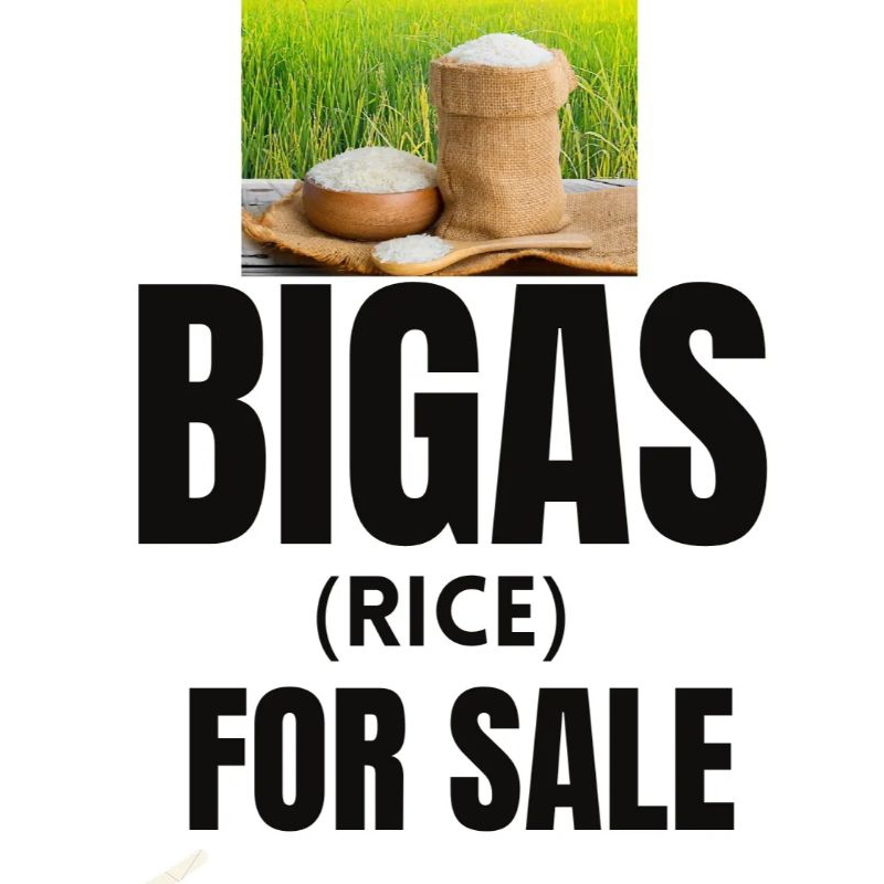 Laminated Bigas for Sale Signages A4 Size makapal 250mic glossy matibay ...