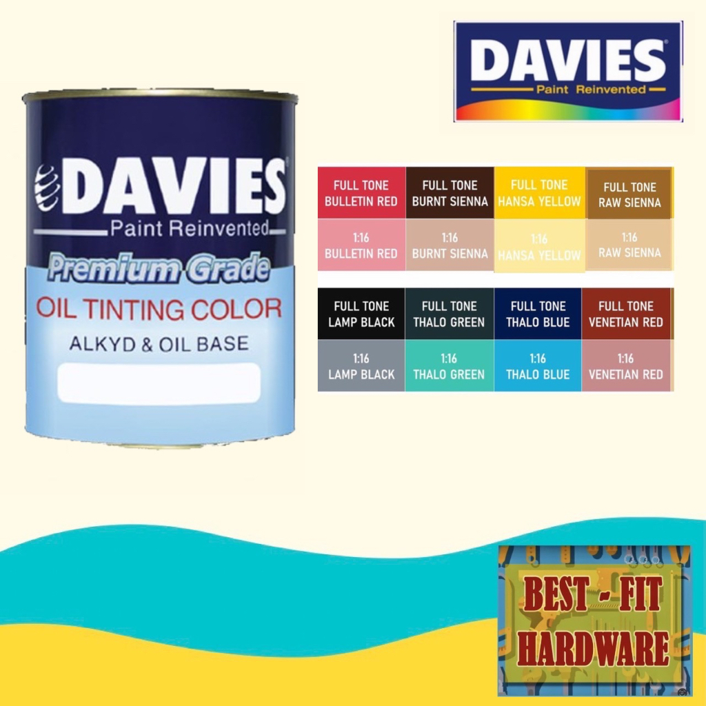 DAVIES QDE OIL TIN-TING / TIN TING / TINTING COLOR 60ML | Shopee ...