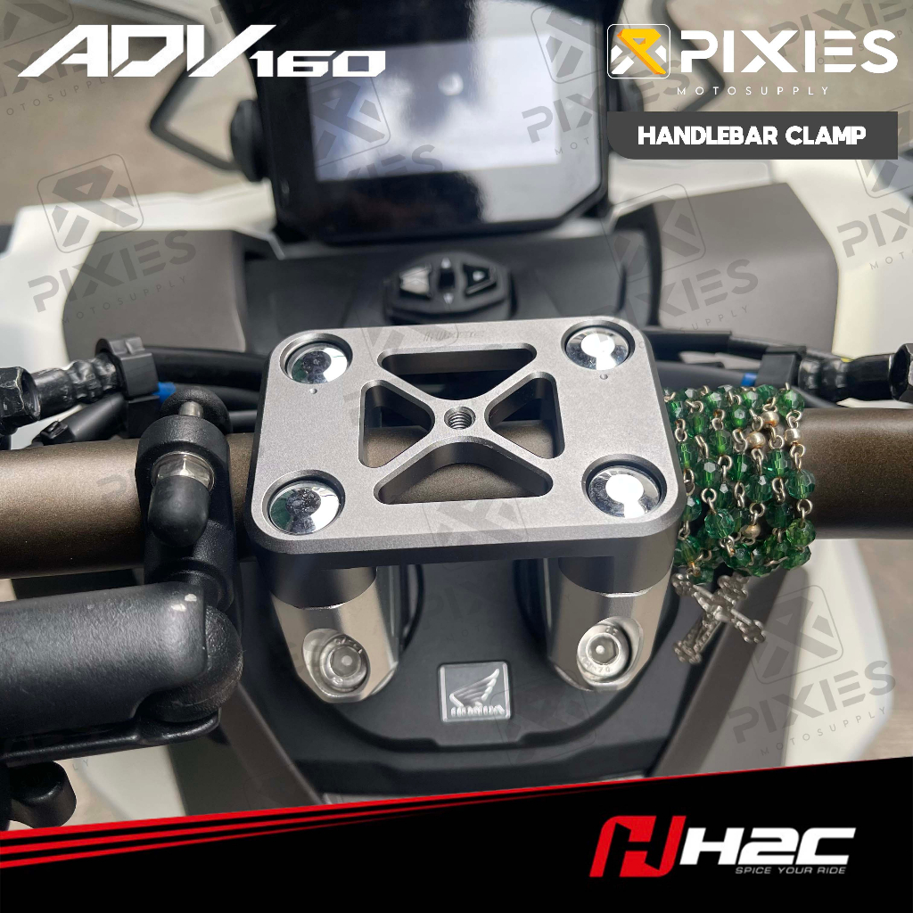 H2C HANDLEBAR RISER CLAMP for HONDA ADV 160 / ADV 150 | Shopee Philippines