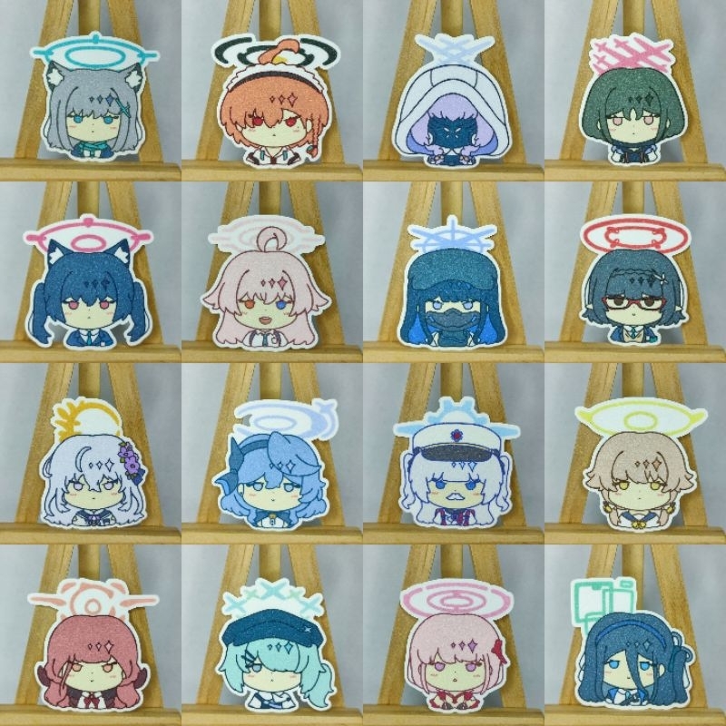 Blue Archive chibi cute sticker game merch fanart | Shopee Philippines