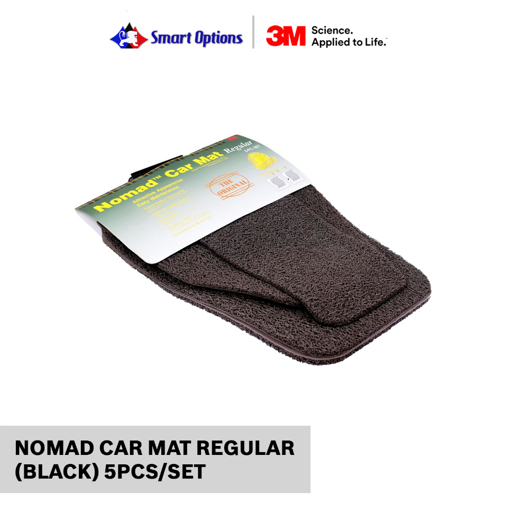 3M NOMAD™ CAR MAT REGULAR (BLACK) 5PCS/SET | Shopee Philippines