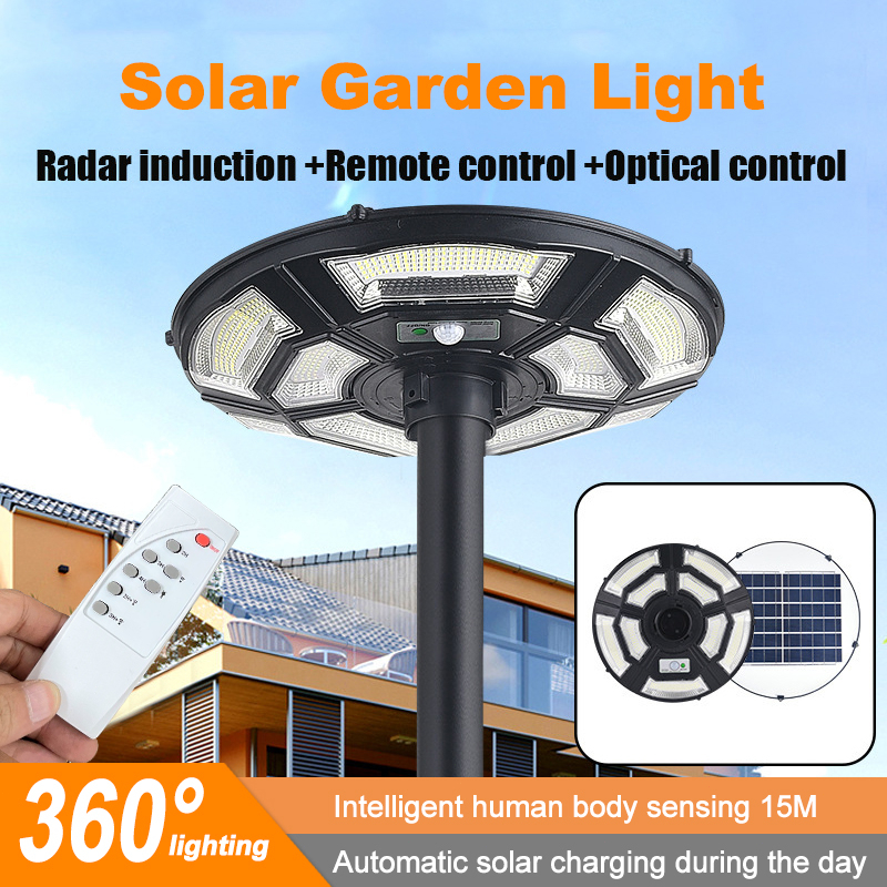 UFO Solar Light IP67 4000W Outdoor Waterproof Motion Sensor Round Solar Street Light Sense ...